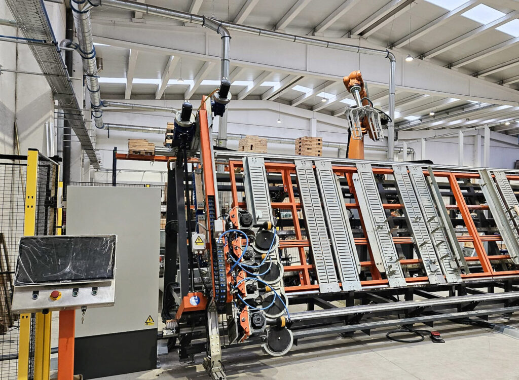 CNC Pallet Nailing Table — Robotic Arm + Corner Cutter | GWM